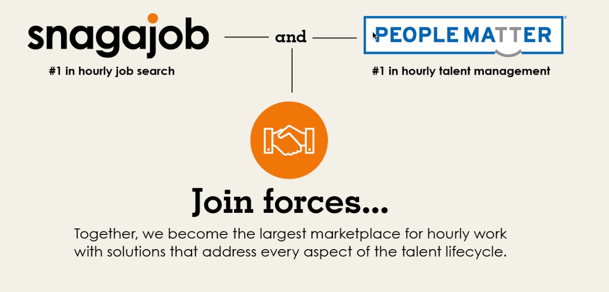 Snagajob Acquires PeopleMatter | Recruiting Headlines