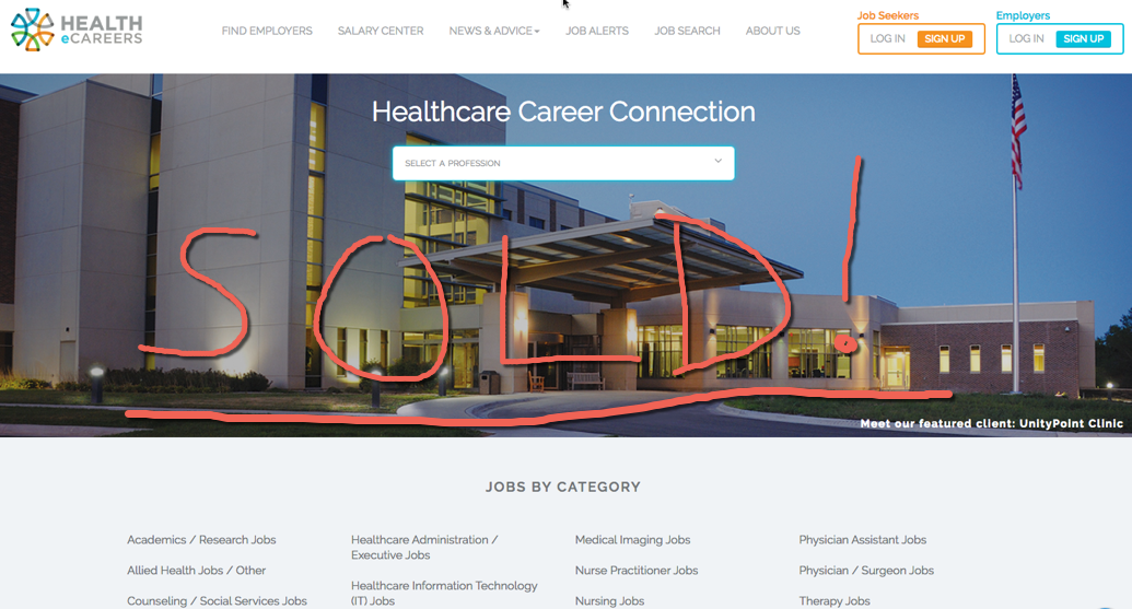 DHI Sells Health Job Site for $15 Million | Recruiting Headlines